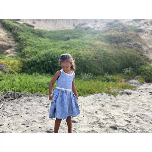 VIGNETTE | Dresses | New Vignette Kids Nina Dress In Blue Denim | Poshmark